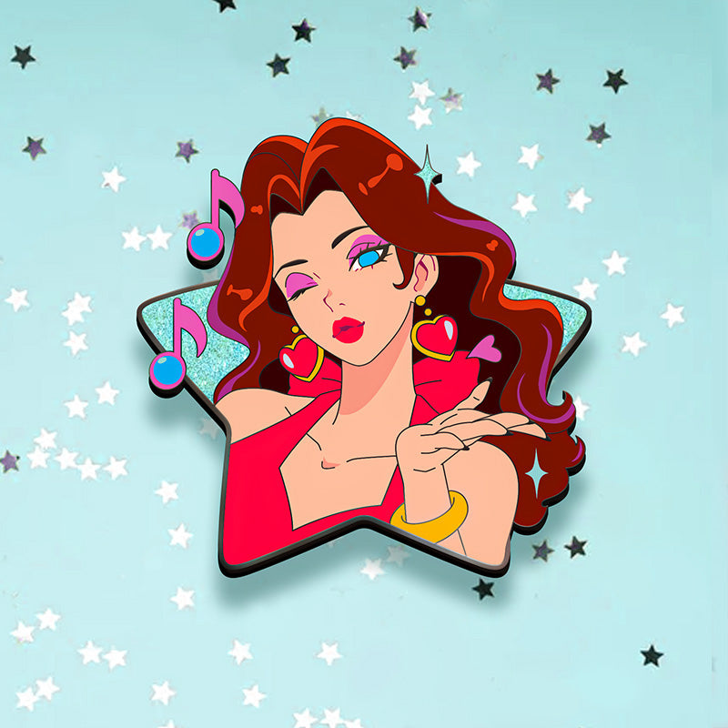 [PRE-ORDER] PAULINE STAR GRAPHIC-STYLE MARIO GIRLS ENAMEL PIN – Made by ...