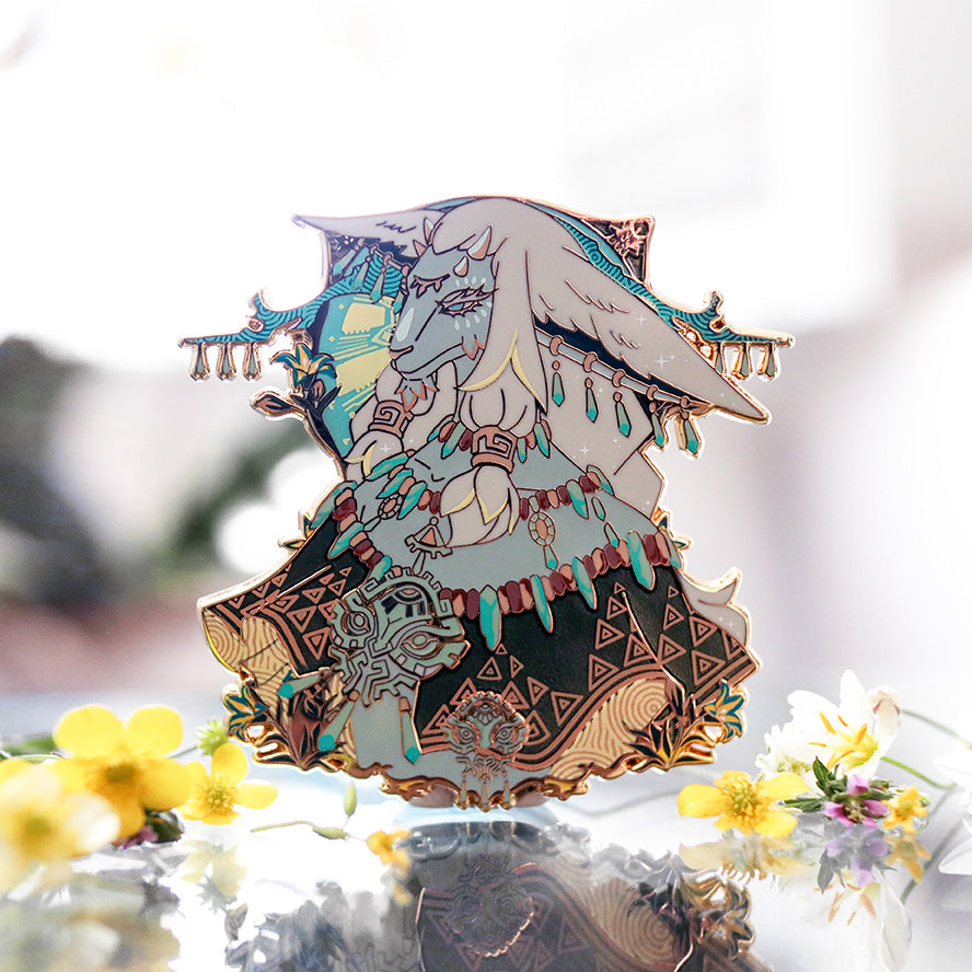 King Rauru Zelda Portrait Enamel Pin – Made by Nuwa